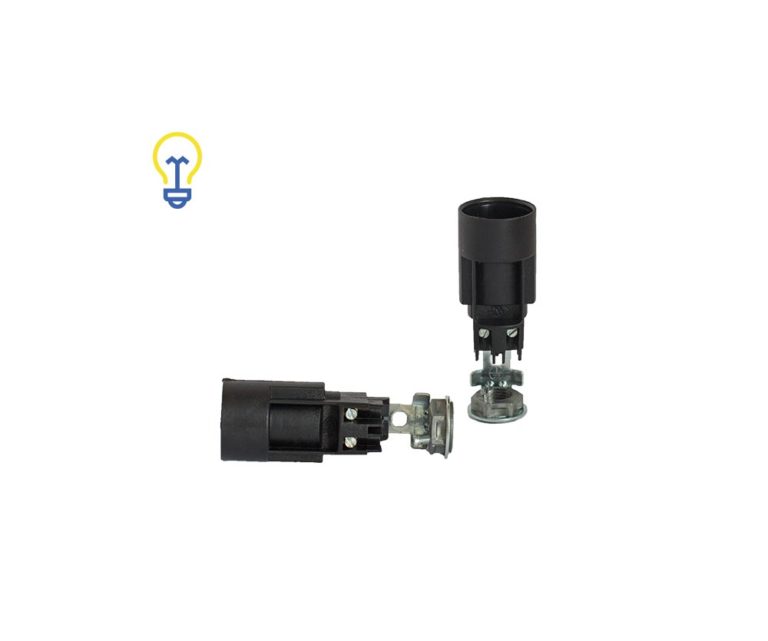 Lamphouder E14 fitting 65mm kaarsfitting - 123Lamponderdelen